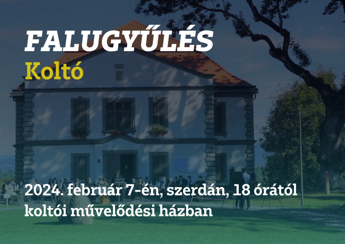 Falugyűlés Koltó-Katalinban